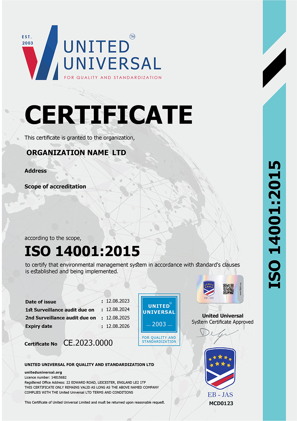 Certificate Samples